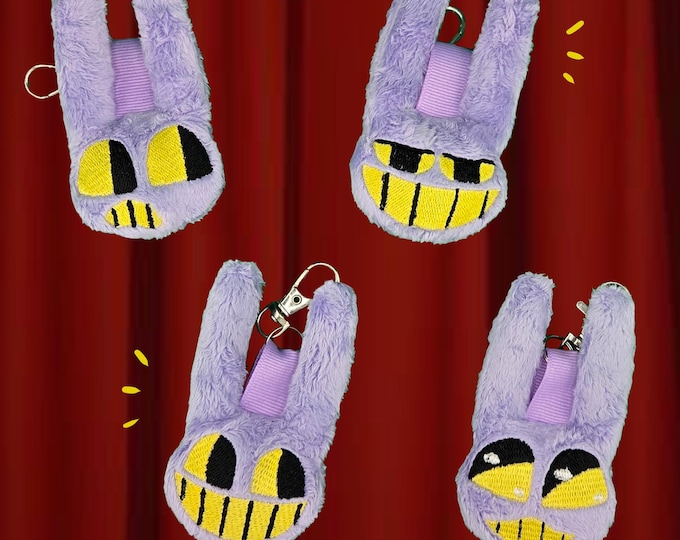 Jax the Amazing Digital Circus Plush Clip - Etsy