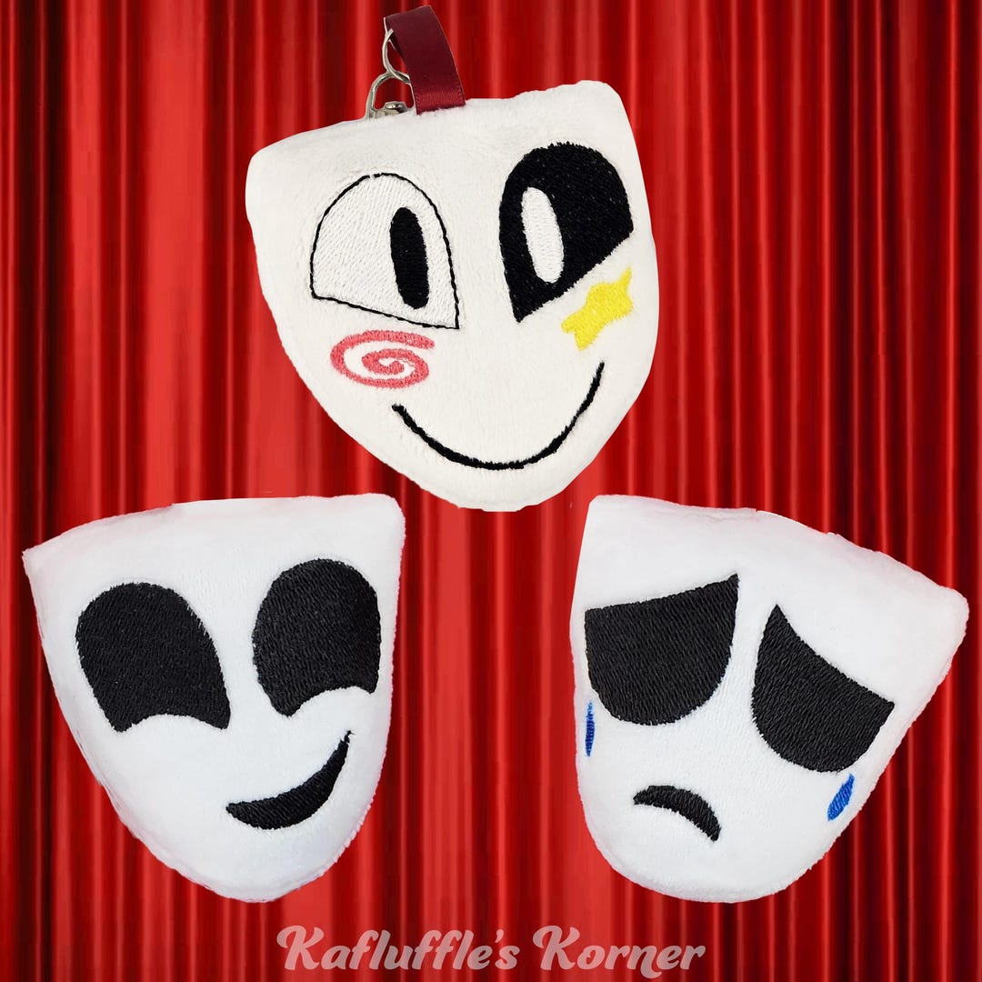 Gangle the Amazing Digital Circus Plush Keychain Clip - Etsy UK