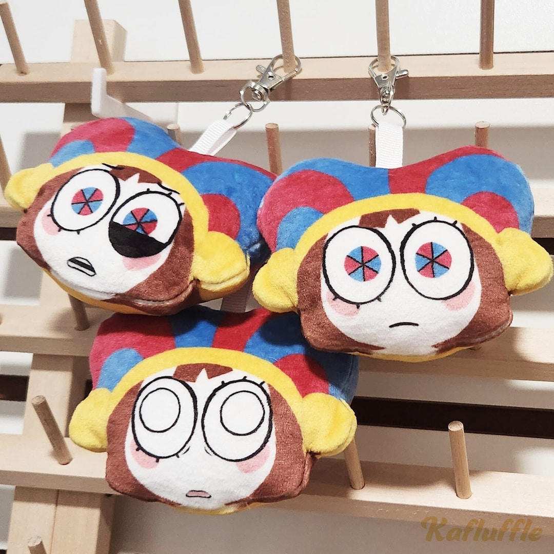 Pomni the Amazing Digital Circus Plush Keychain - Etsy