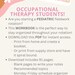 Occupational Therapy Fieldwork Organizer (pediatrics) - Etsy
