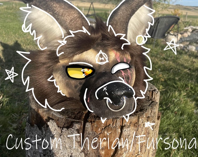 Custom Therian/fursona Mask Commissions (LIMMITED SLOTS AVALIABLE!) - Etsy