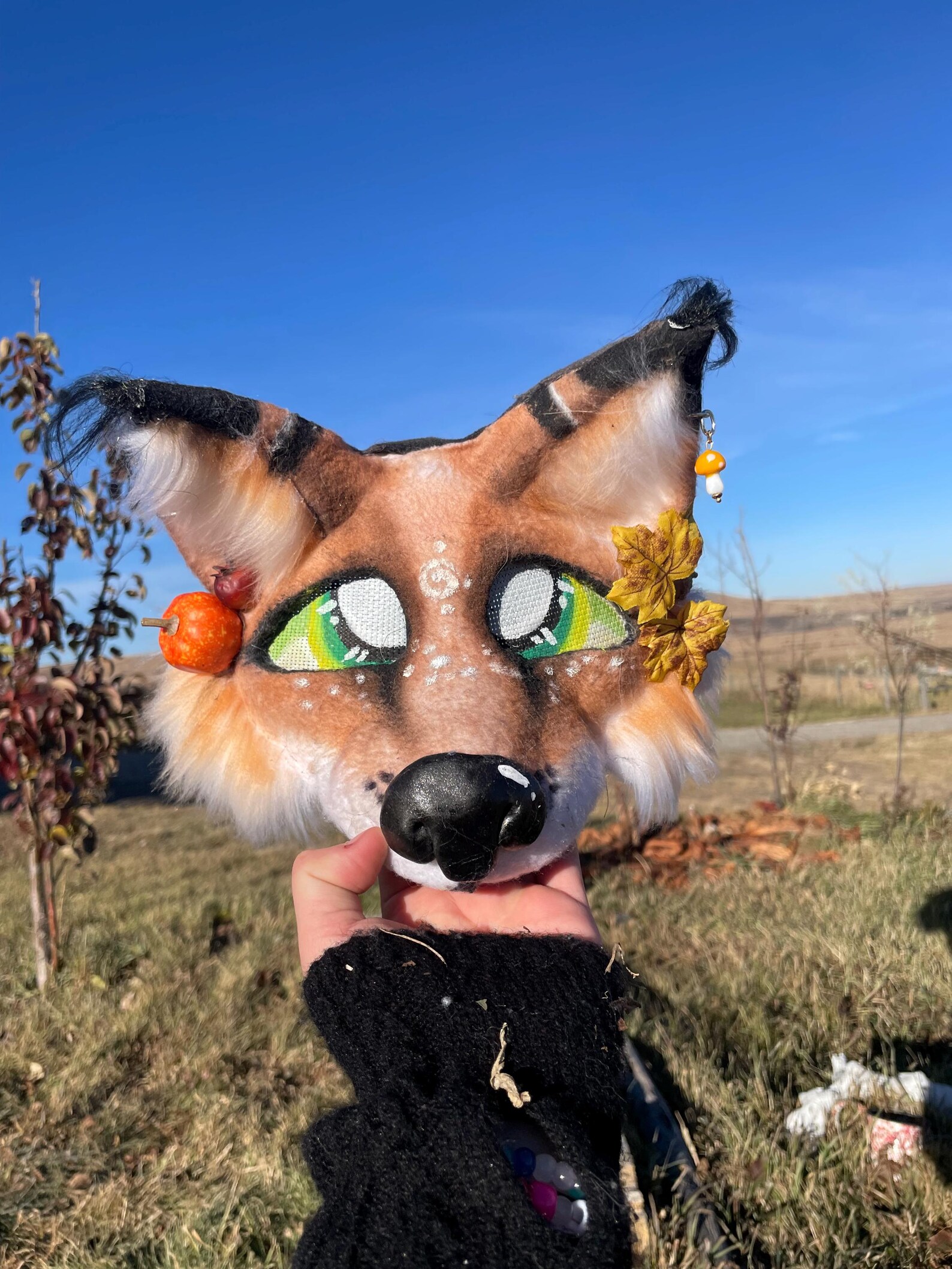 Fall Fox Mask - Etsy Australia