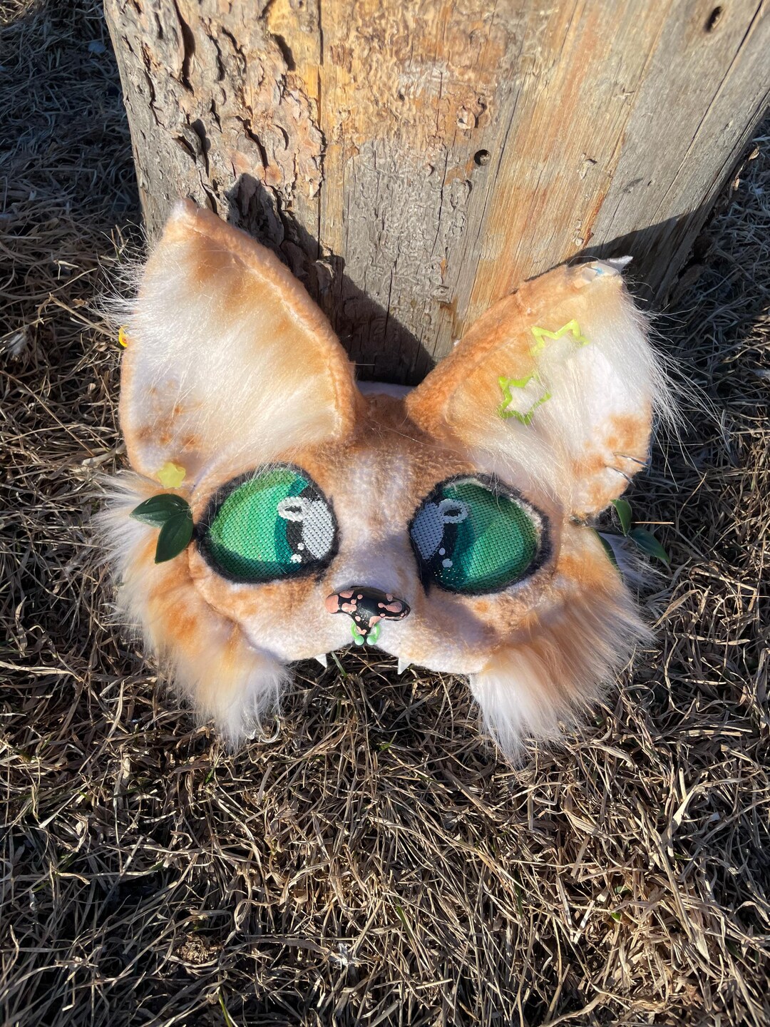 Ginger Cat Mask - Etsy