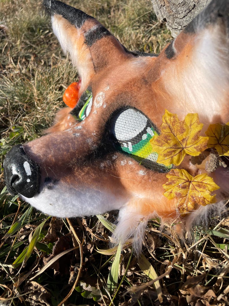 Fall Fox Mask - Etsy Australia