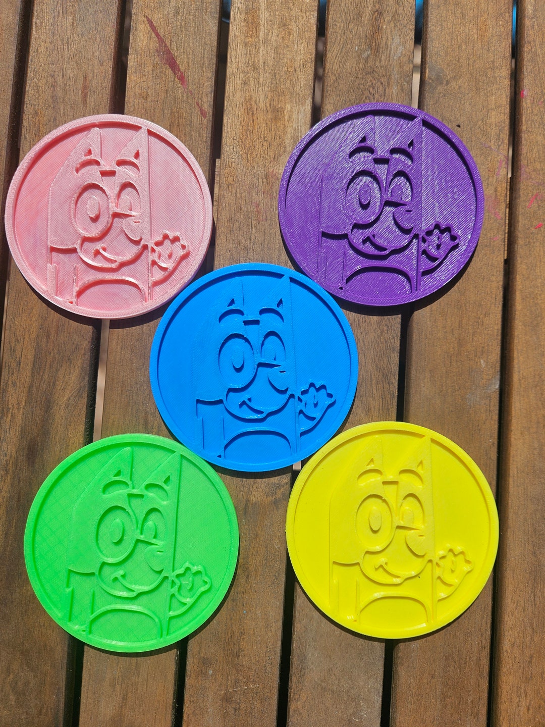 Bingo Coaster for a Playful Table Setting qty 1 - Etsy