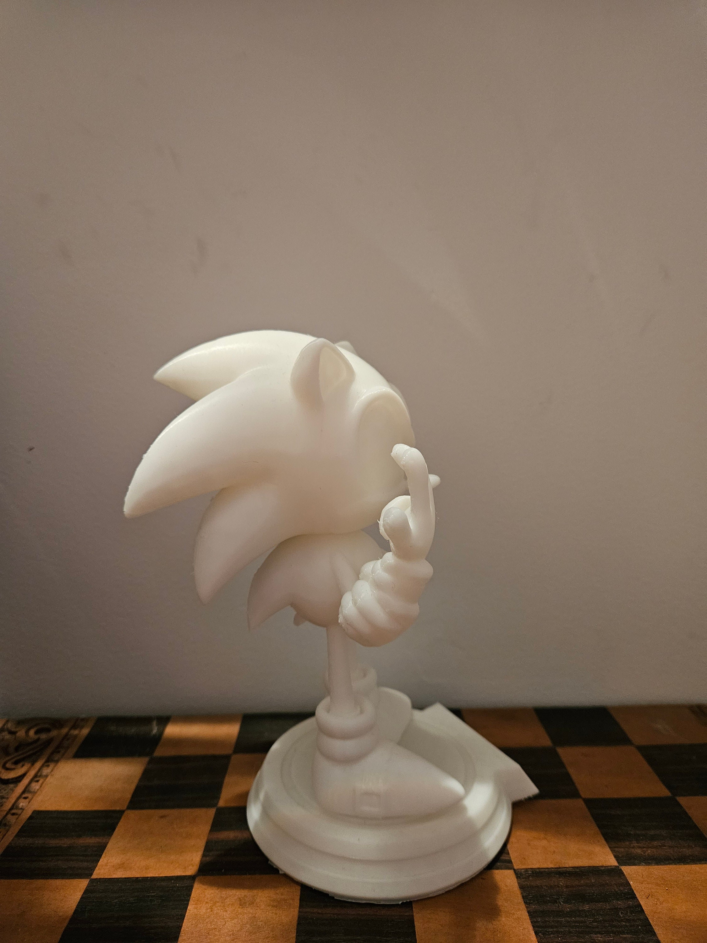 Classic Sonic Statue With Personalization Potential - Etsy