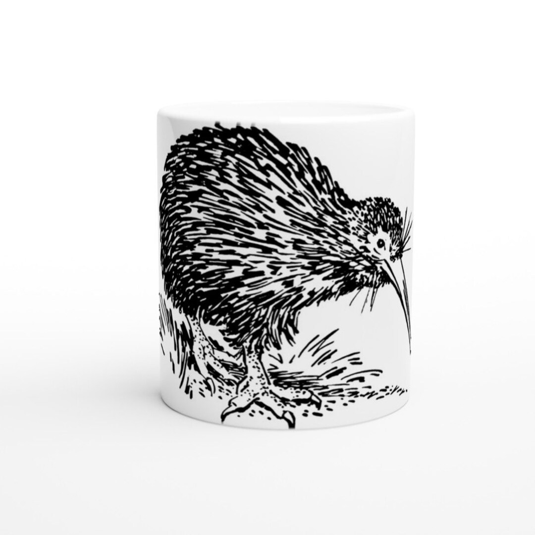 Iconic Kiwi Bird Ceramic Mug – New Zealand Souvenir Gift, 11oz / 325ml ...
