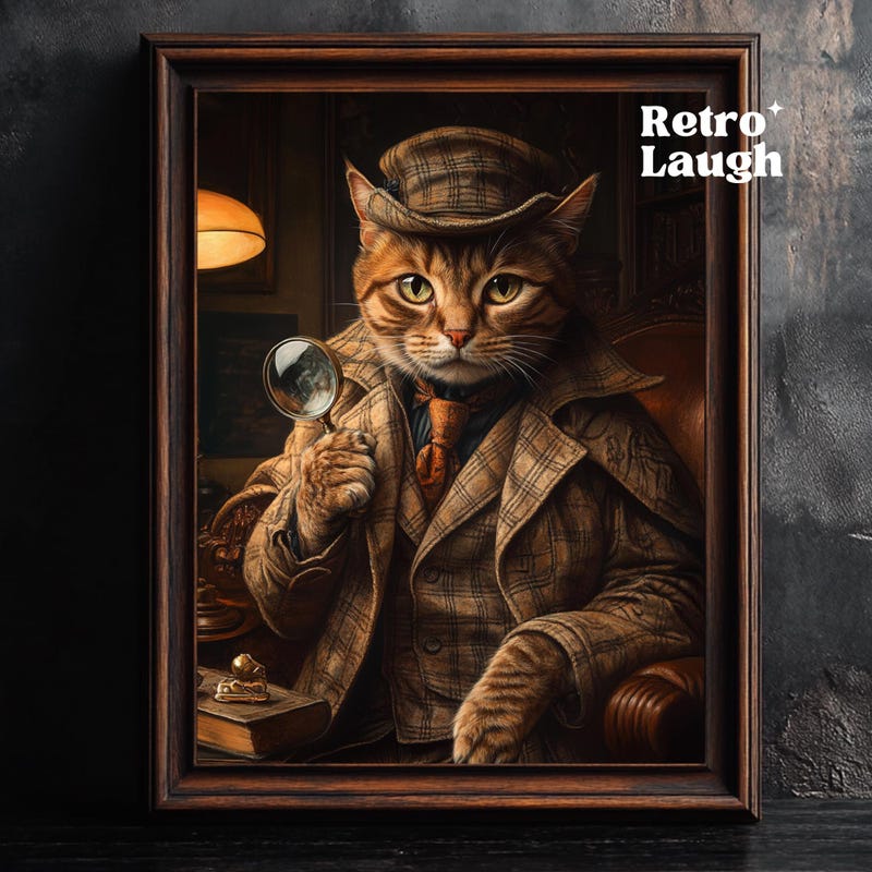 Detective Painting Noir - Etsy