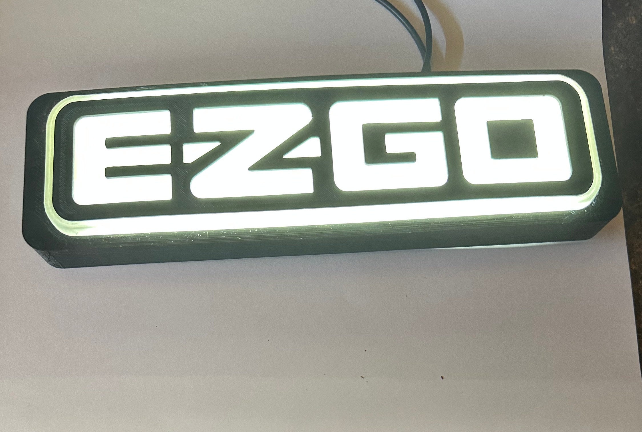 EZGO TXT (1996-2013) White LED Emblem/nameplate, Logo, Sticker - Etsy