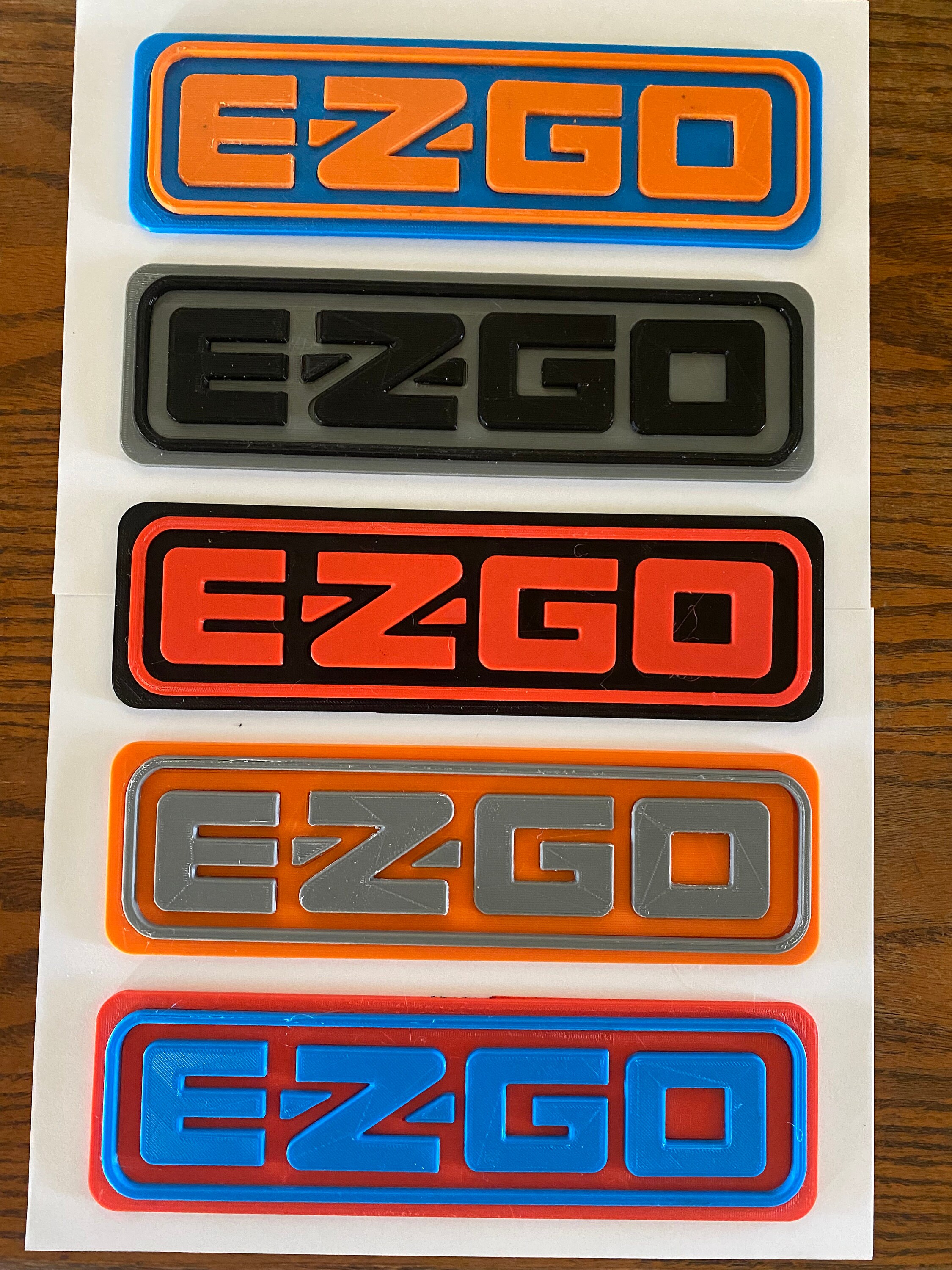 EZGO, Yamaha, Club Car Golf Cart Emblems, Nameplates and Badges - Etsy