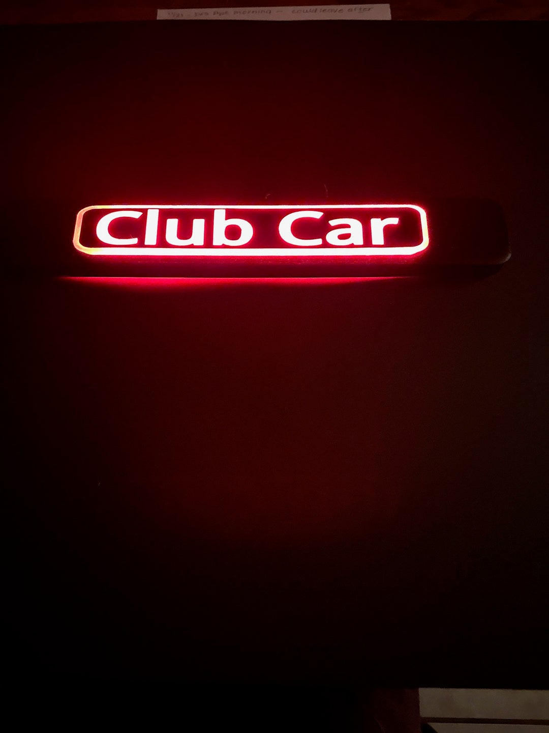 Club Car Precedent Red Led Emblem Badge Nameplate Sticker - Etsy