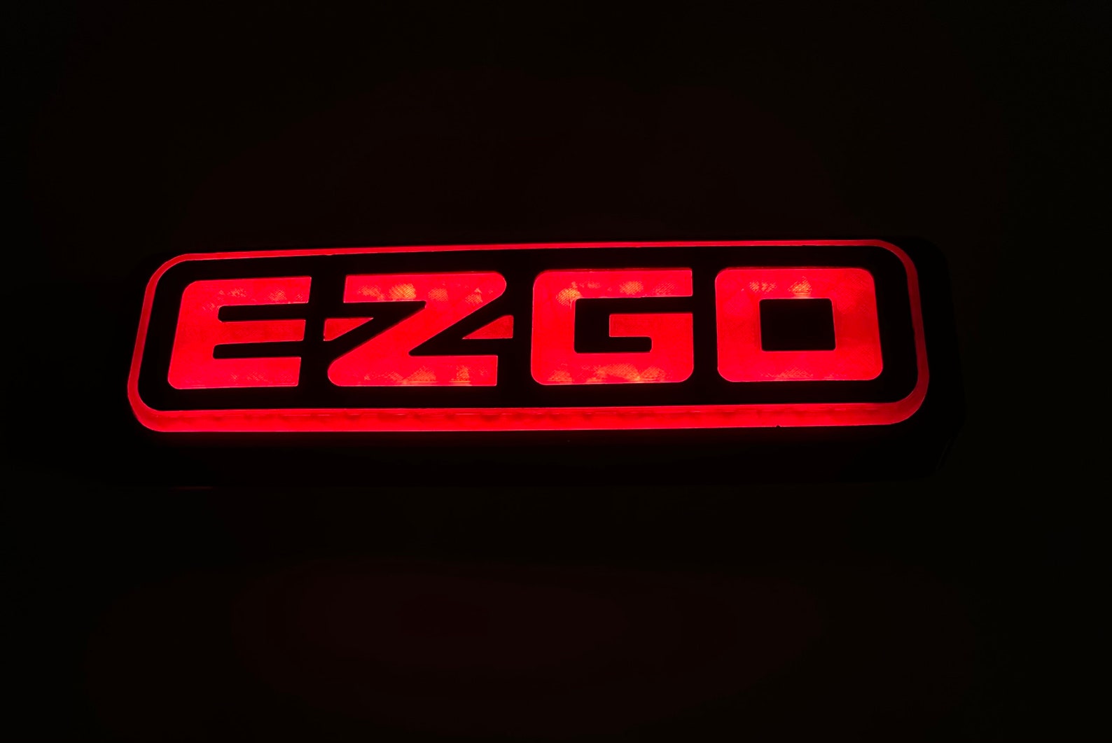 EZGO Golf Cart TXT, RXV Red Led Emblem, Logo, Nameplate, Sticker - Etsy