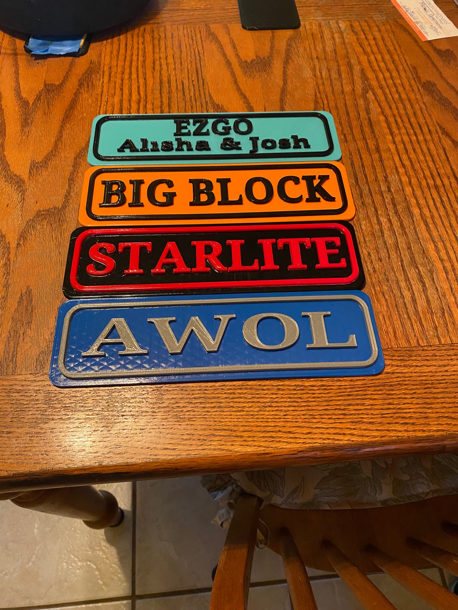 EZGO, Yamaha, Club Car Golf Cart Emblems, Nameplates and Badges - Etsy