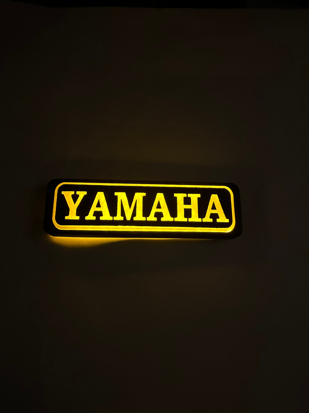 Yamaha Golf Cart Yellow LED Emblem, Nameplate, Logo, Sticker - Etsy