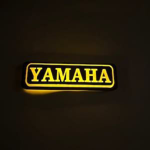 Yamaha Golf Cart Yellow LED Emblem, Nameplate, Logo, Sticker - Etsy