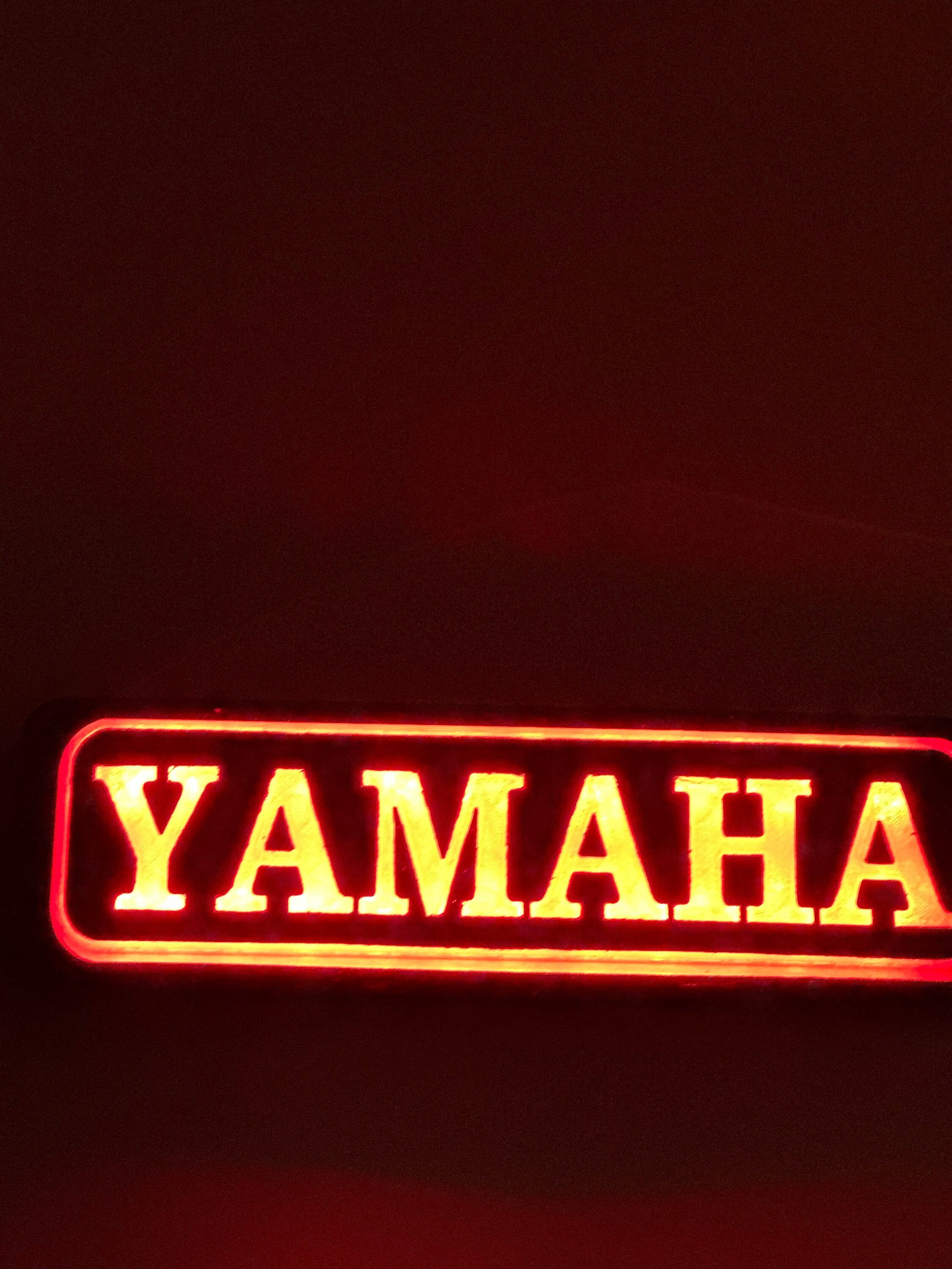 Yamaha Golf Cart Red LED Emblem, Nameplate, Logo, Sticker - Etsy