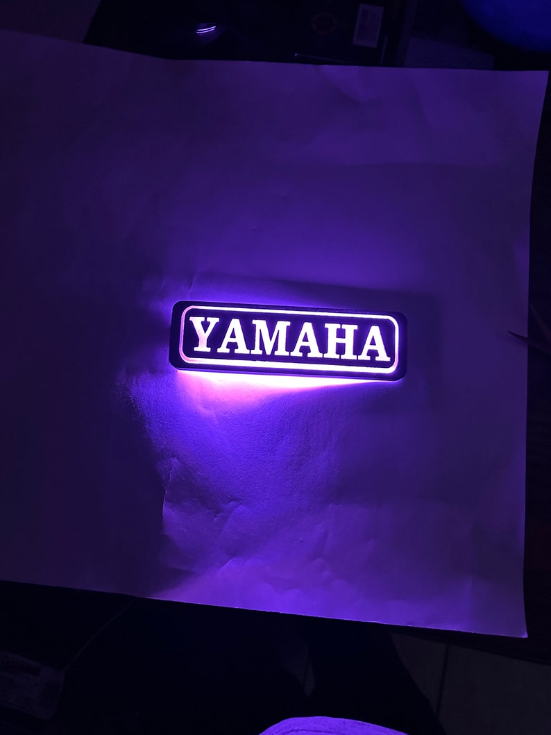 Yamaha Golf Cart Purple LED Emblems Nameplates Logo - Etsy