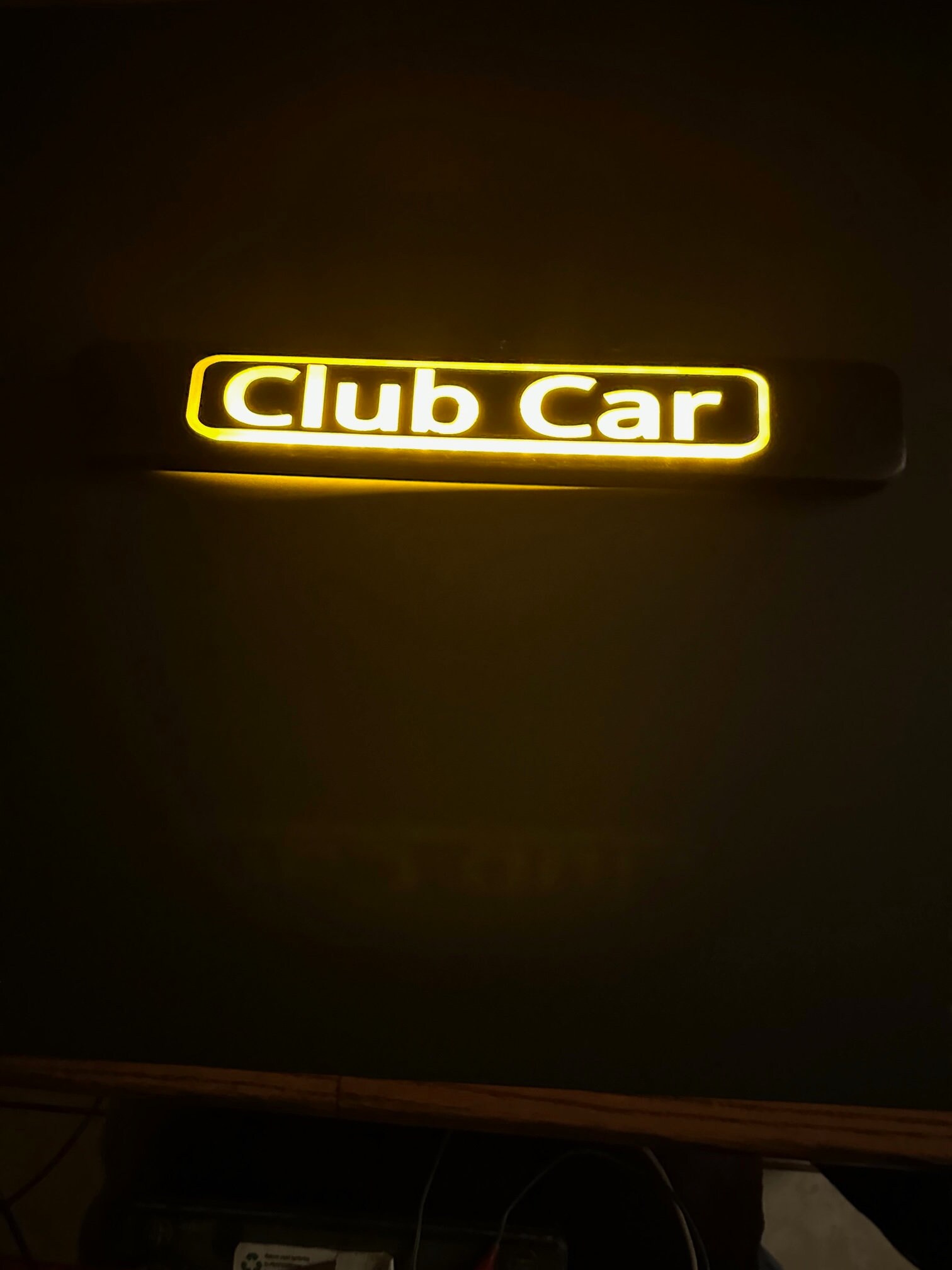 Club Car Precedent and Ds's Yellow Led Emblem, Badge, Nameplate ...