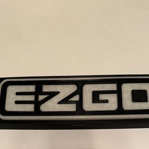 EZGO Golf Cart TXT, RXV Red Led Emblem, Logo, Nameplate, Sticker - Etsy