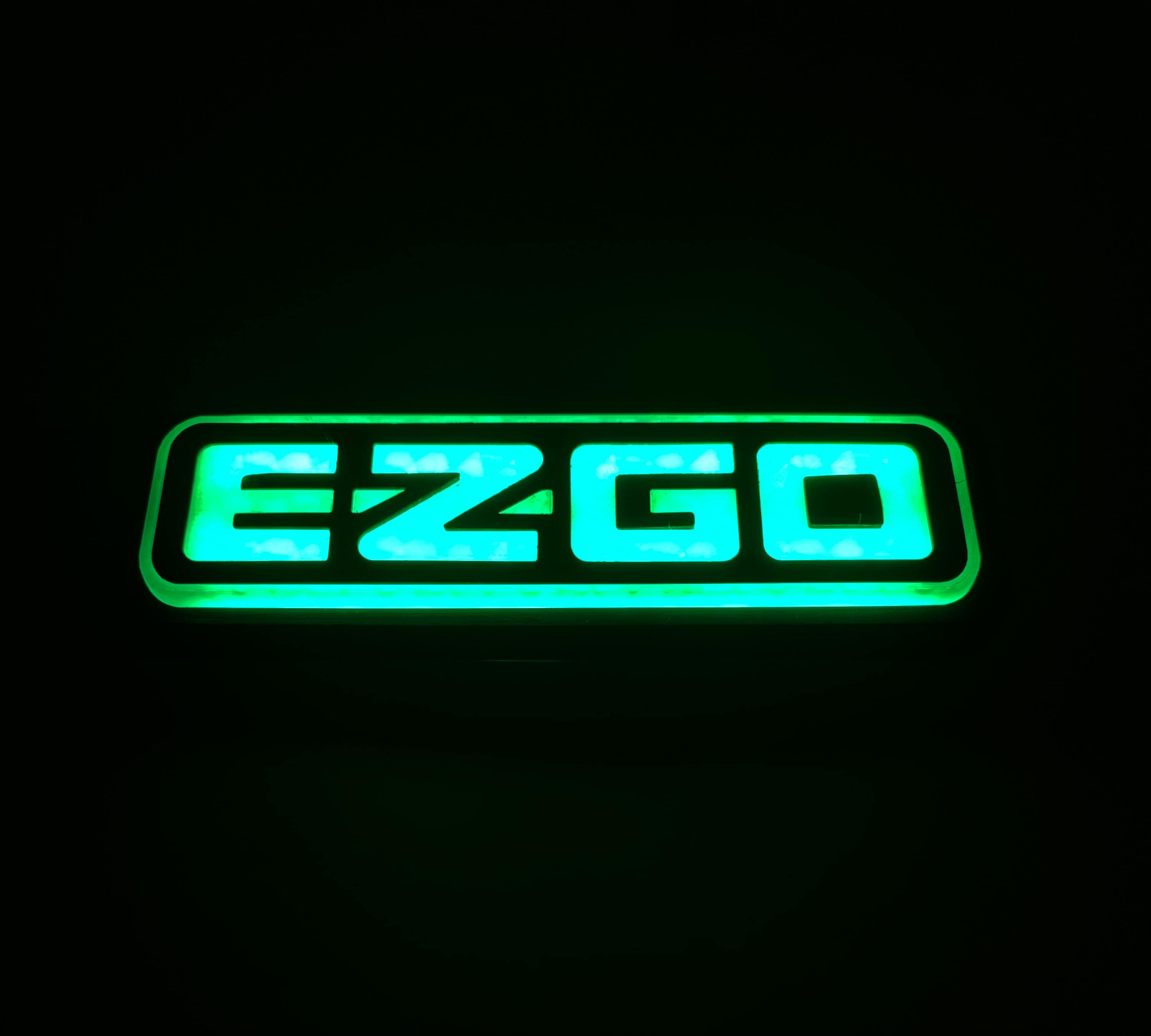 EZGO Golf Cart TXT, RXV Green Led Emblem, Logo, Nameplate, Sticker - Etsy