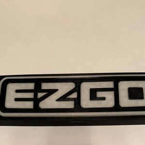EZGO TXT (1996-2013) White LED Emblem/nameplate, Logo, Sticker - Etsy