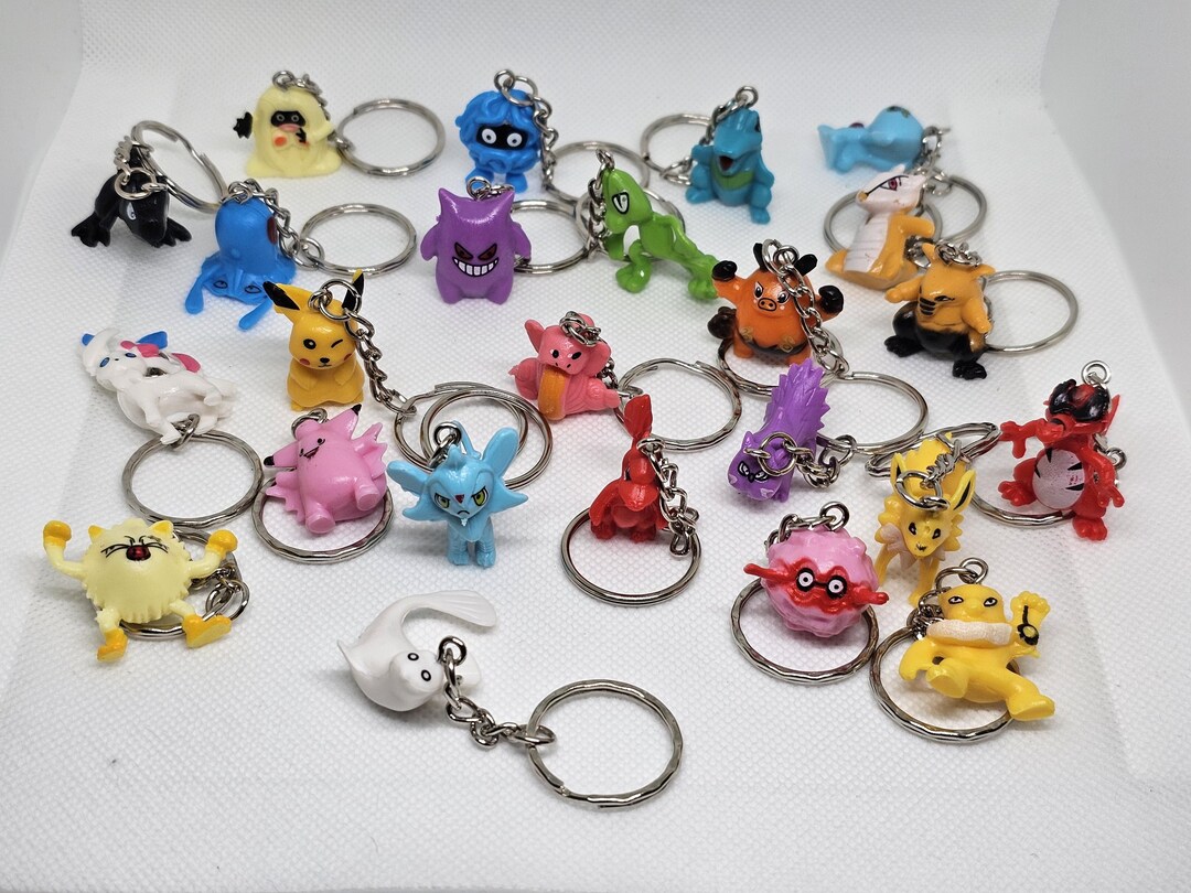 Pokémon Key Ring, Pokémon Gift Idea - Etsy