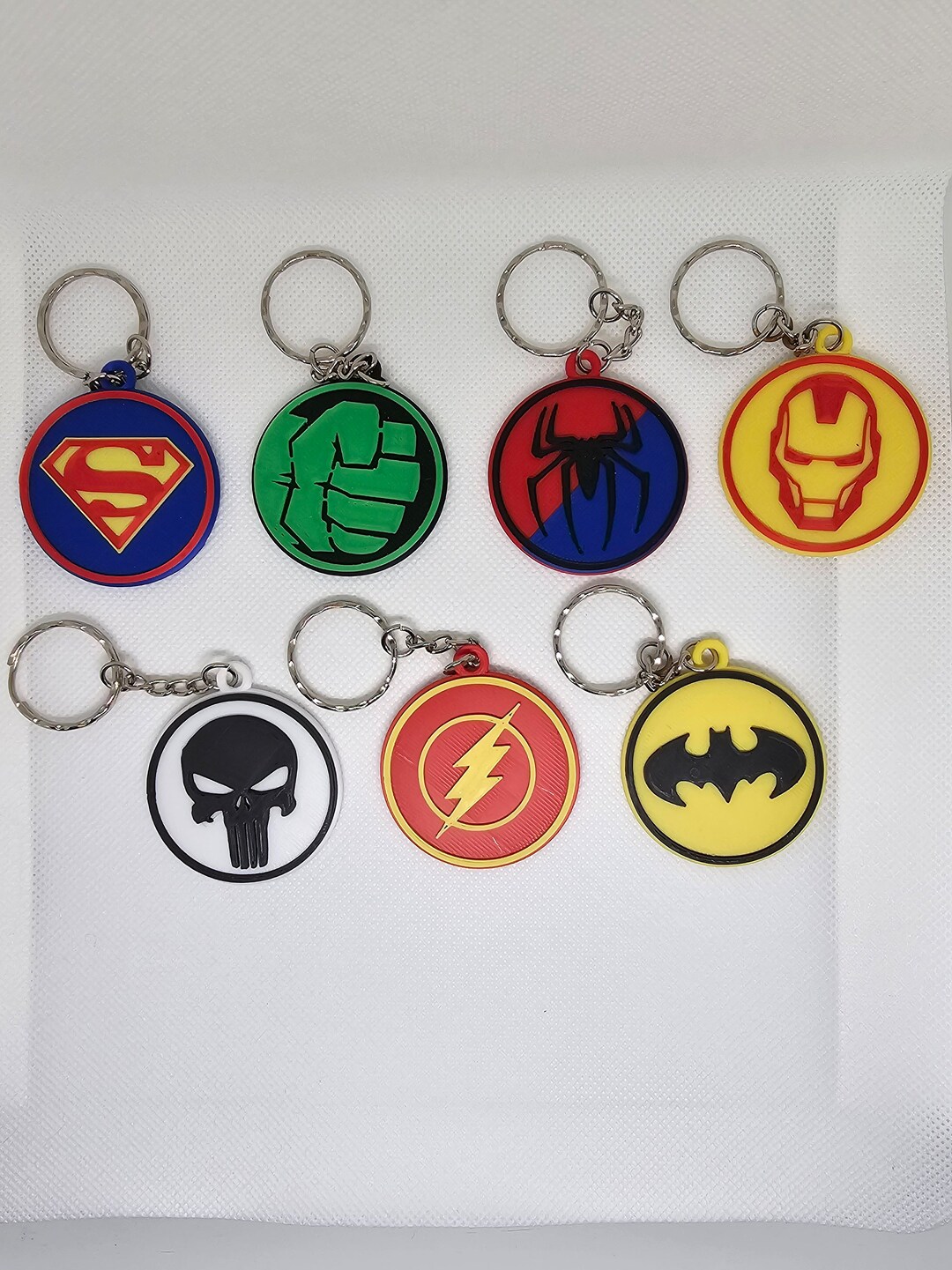 Superhero Keychain Superhero Gift Idea, Fan Art 3D Printing in PLA - Etsy
