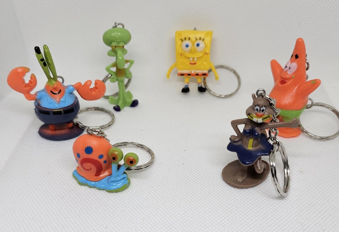 Porte Clés Bob L'eponge Spongebob Squarepants Idée Cadeau - Etsy