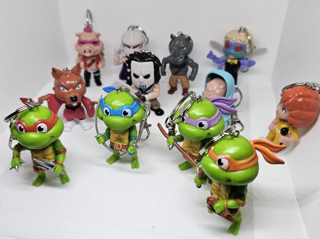 Ninja Turtle Key Ring, Children's Gift Idea - Etsy