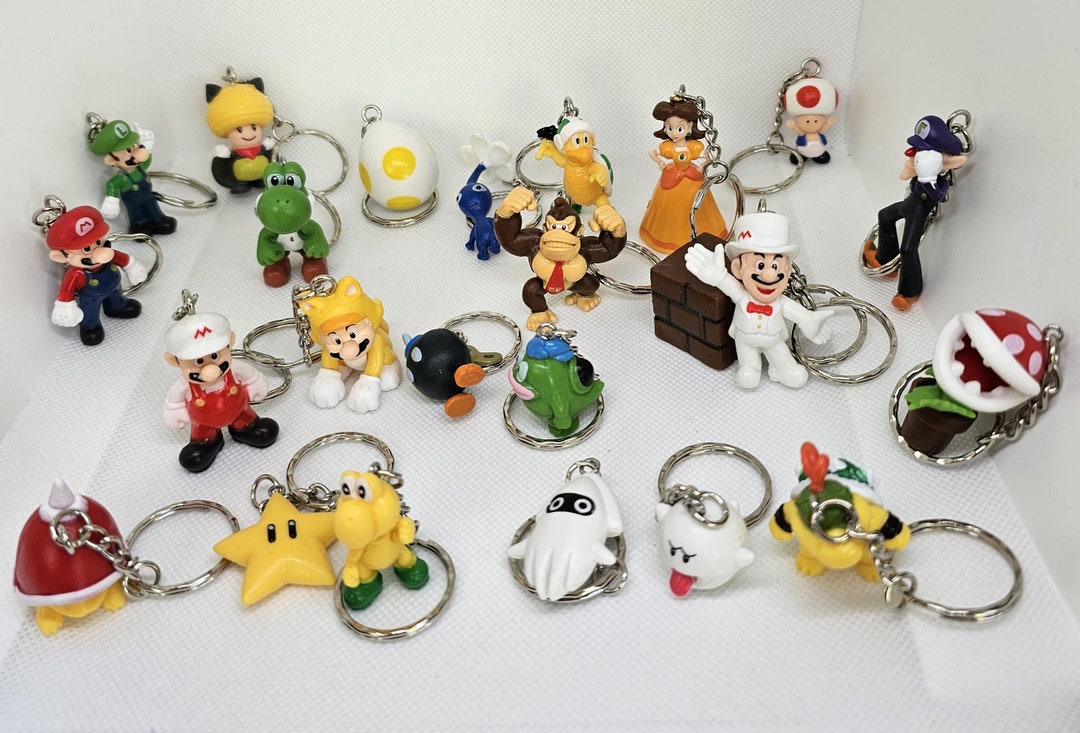 Mario Key Ring, Child Gift Idea - Etsy