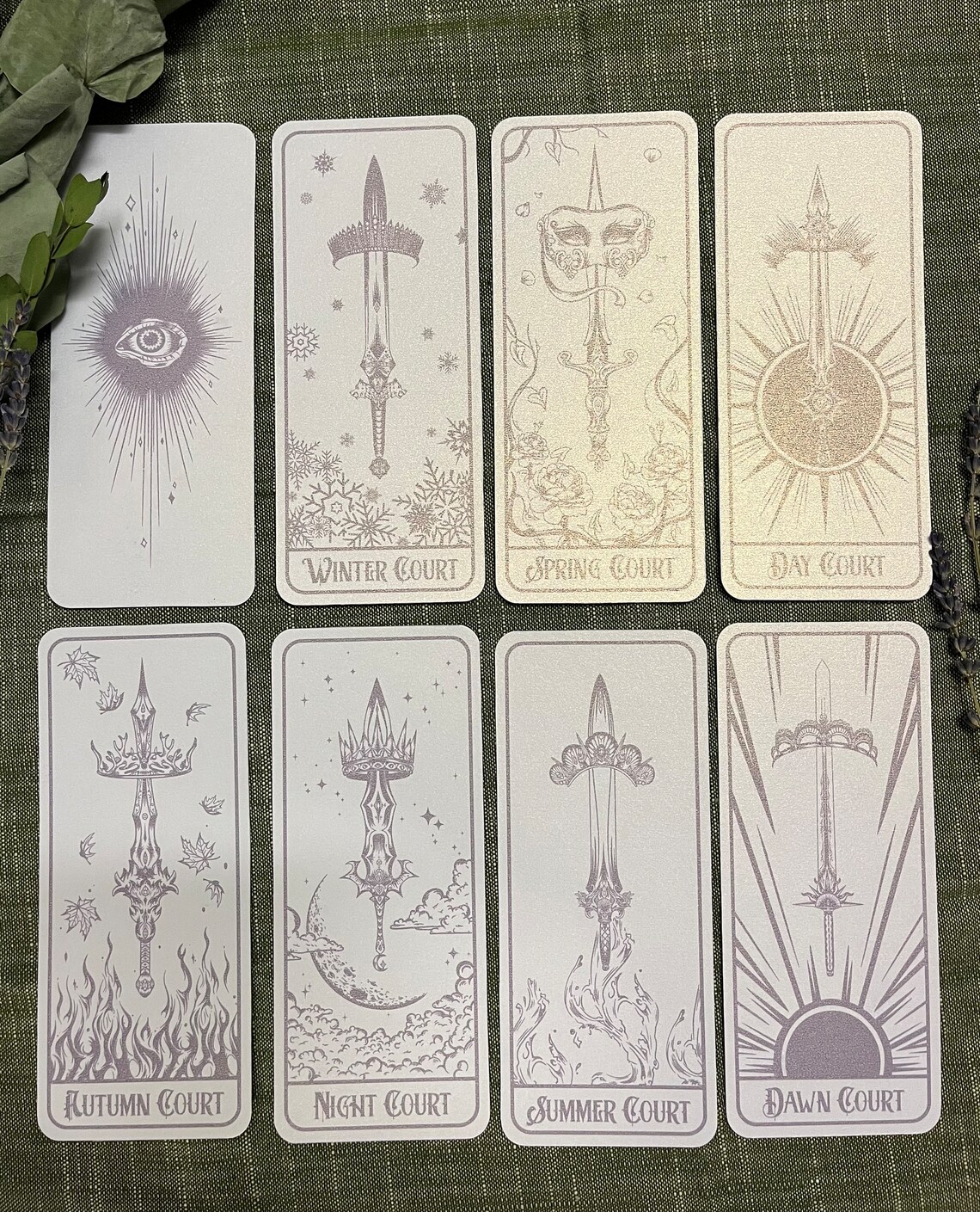 Fae Tarot Bookmarks pack of 7 - Etsy