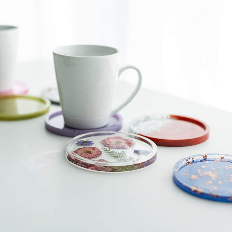 Epoxy Coasters - Etsy