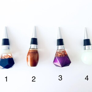Handmade Bottle Stoppers | Epoxy Resin | Custom Designs | Wine Stoppers ...
