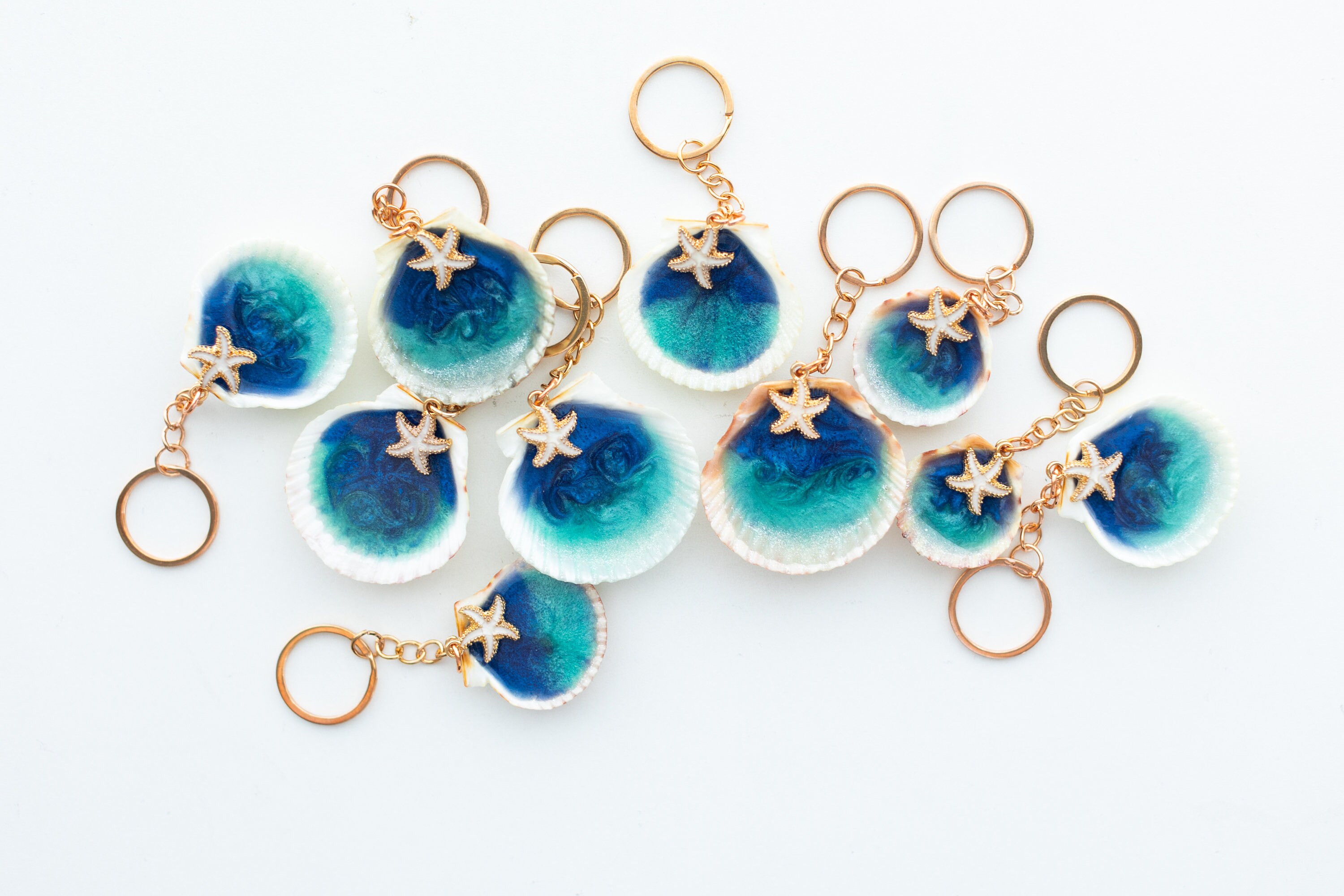 Real Florida Sea Shell Keychain | Handpicked Sea Shells | Handmade ...