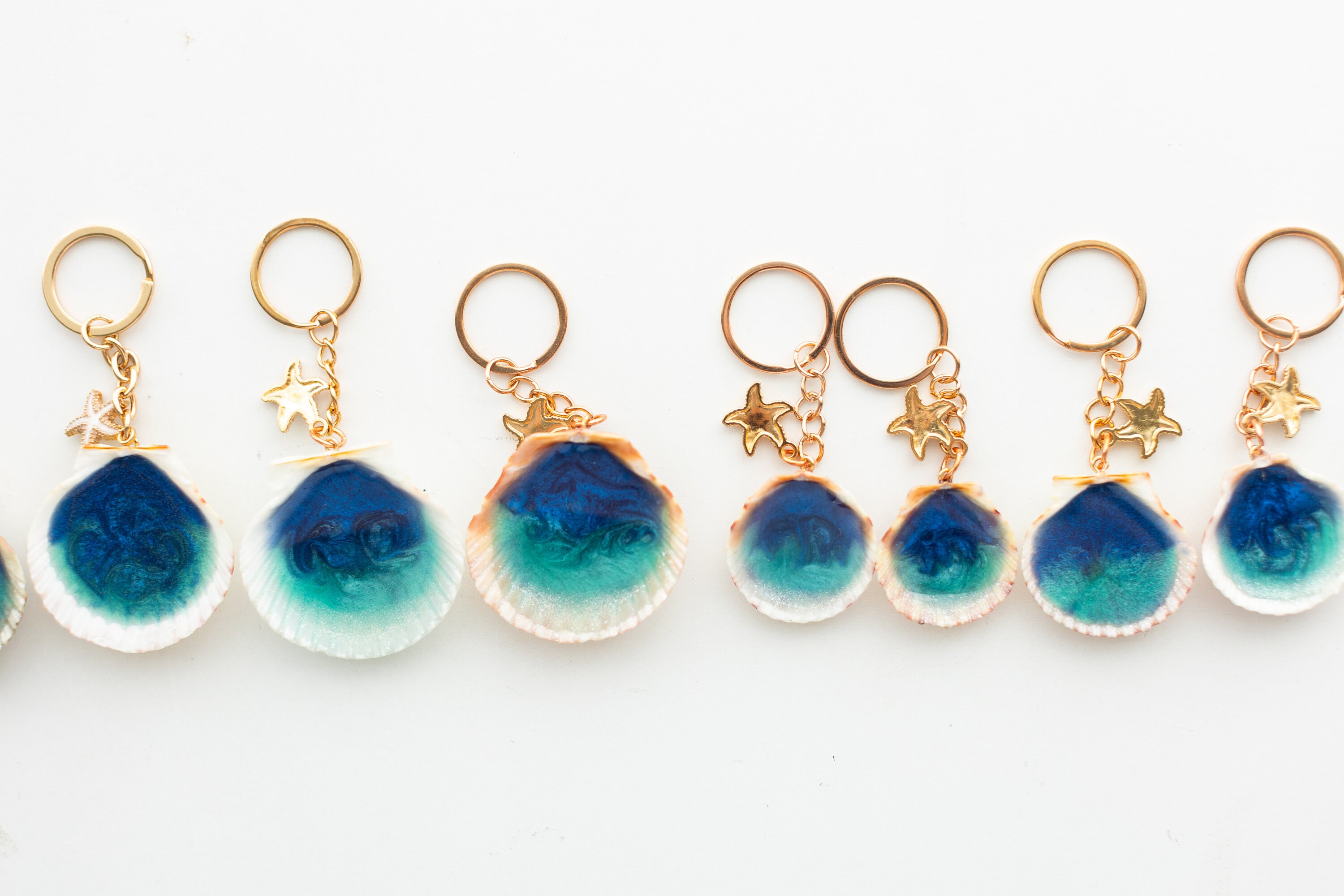 Real Florida Sea Shell Keychain | Handpicked Sea Shells | Handmade ...