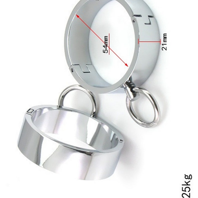 Elegant Stainless Steel Bondage Collar for Sensual Play - Etsy Canada