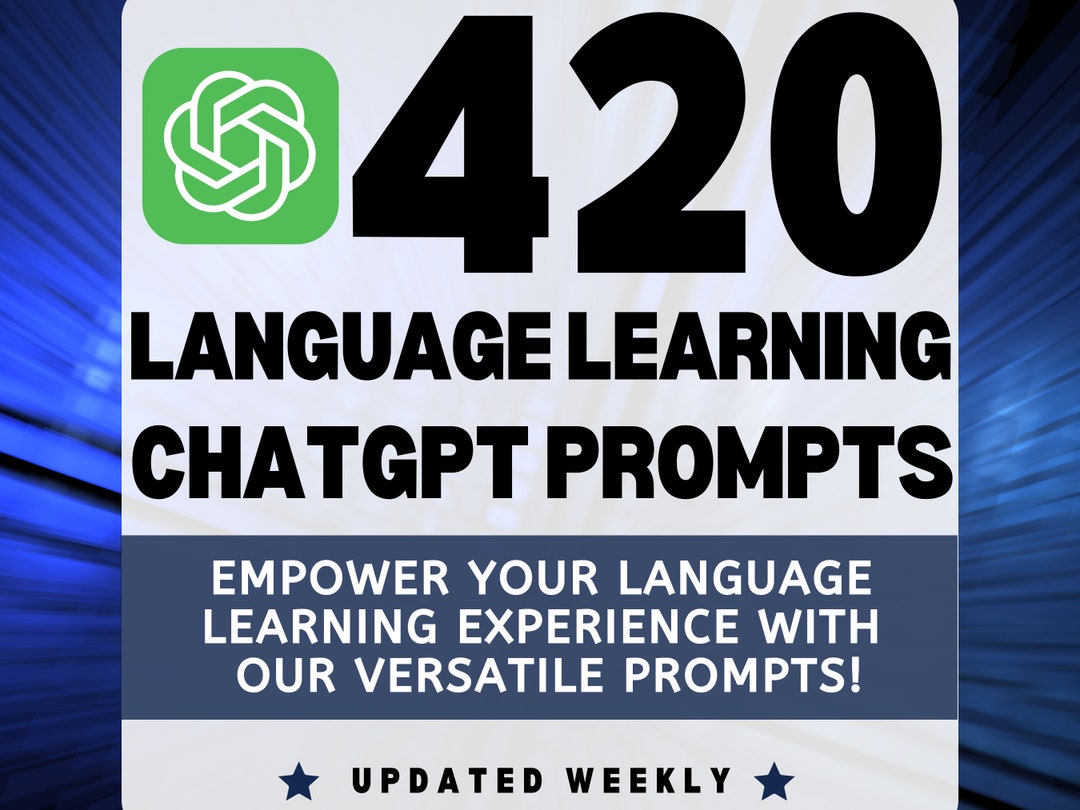 Chatgpt Prompts for Language Learning Vocabulary, Grammar, Conversation ...