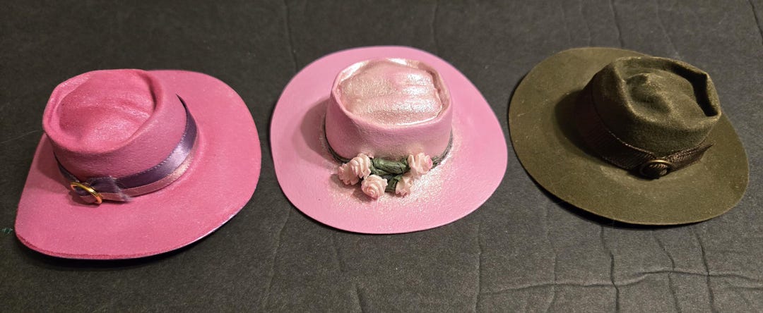 DOLL COWBOY HAT Barbie Cowboy Hat Poppy Parker Cowboy Hat Fashion ...