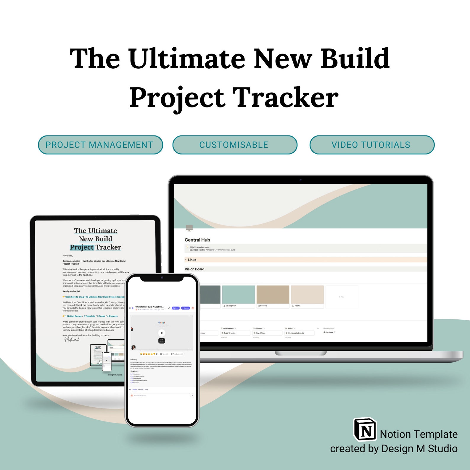 The Ultimate New Build Project Tracker Digital Notion - Etsy