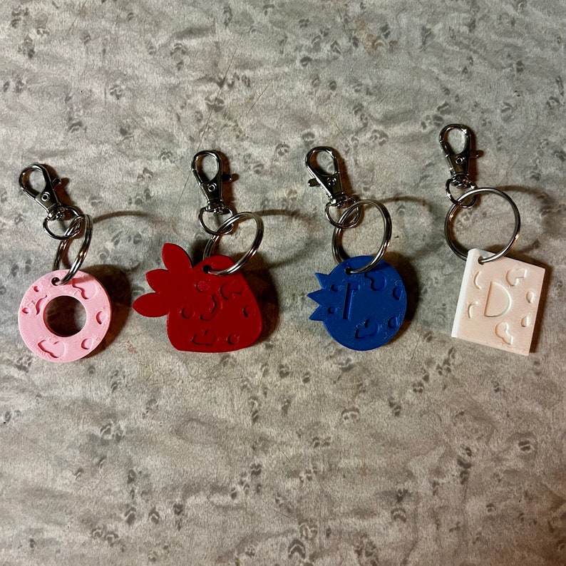 Blueberry Bro 3D Printed Keychain - Etsy