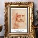 High-quality Leonardo Da Vinci Self-portrait Digital Print ...