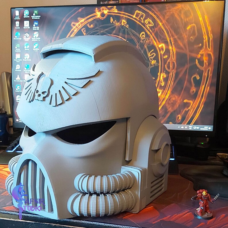Helmet Space Marine Templar Firstborn MKIII 40k STL File - Etsy
