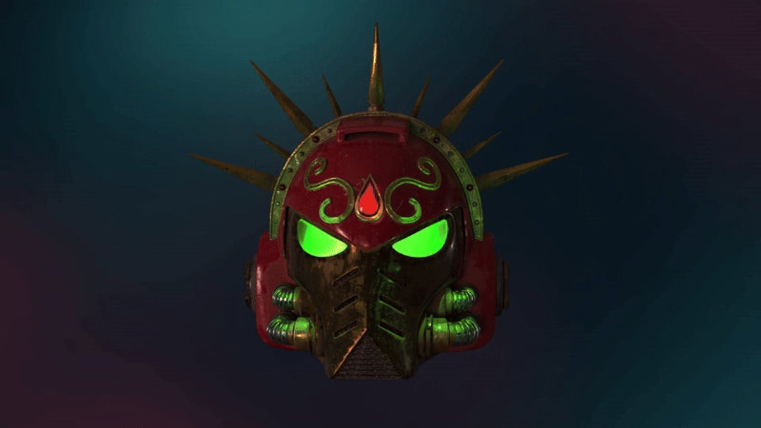 Helmet Space Marine Blood Angel 30k STL File - Etsy