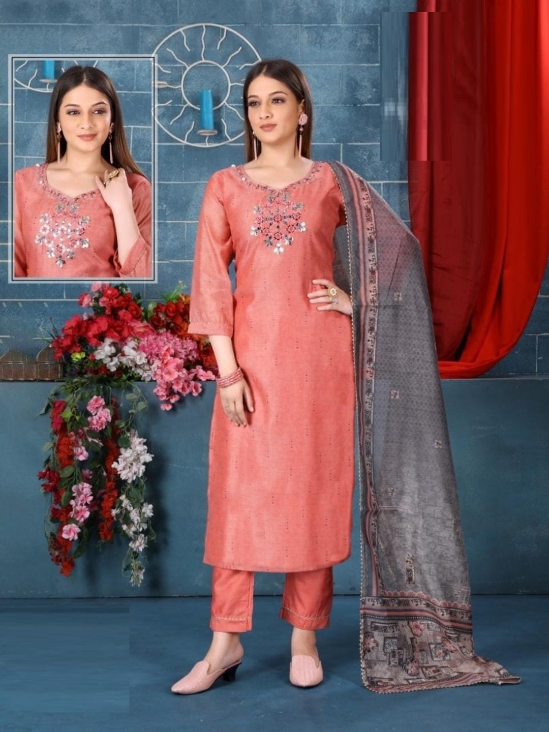 MS008 | Salwaar Kameez Set | Indian Ethnic Wear | Party Wear | Festive ...