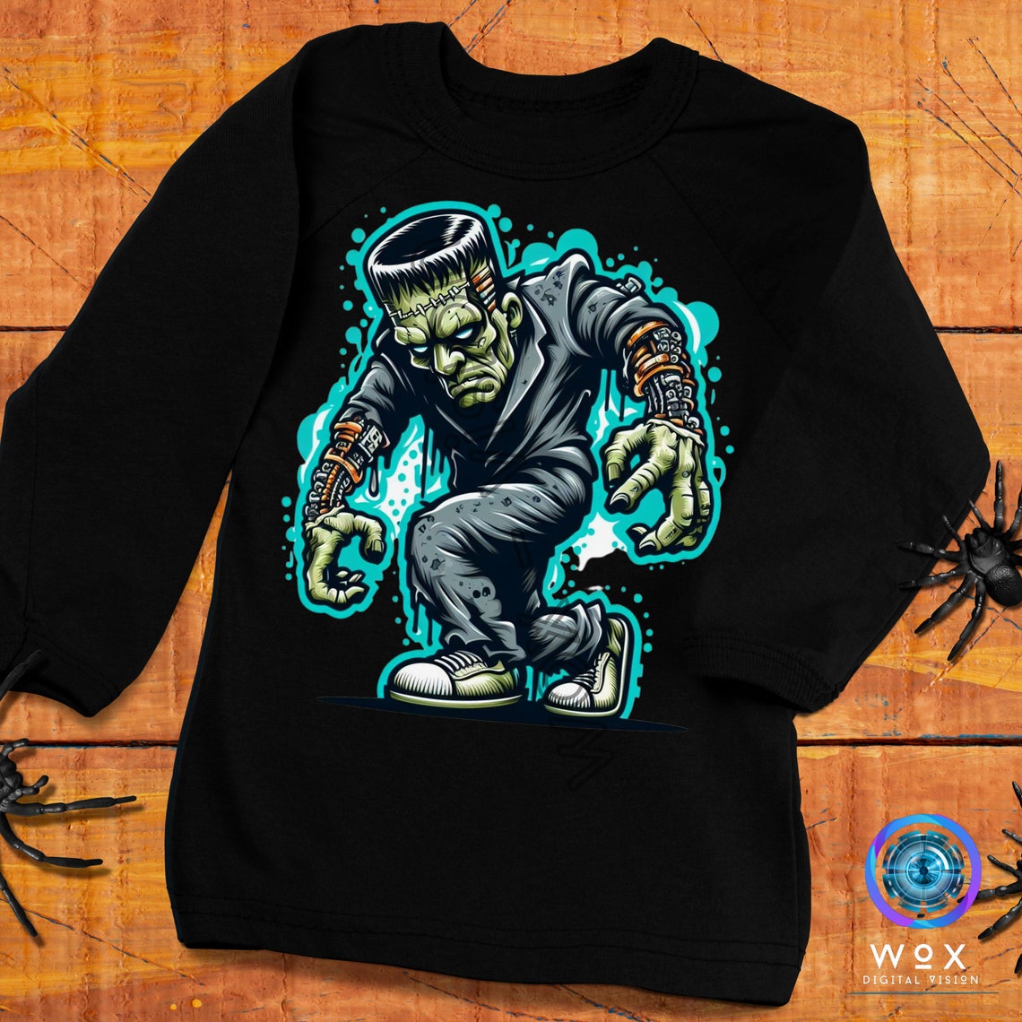 Frankenstein Clip Art Halloween Bundle With Transparent Background 10 ...