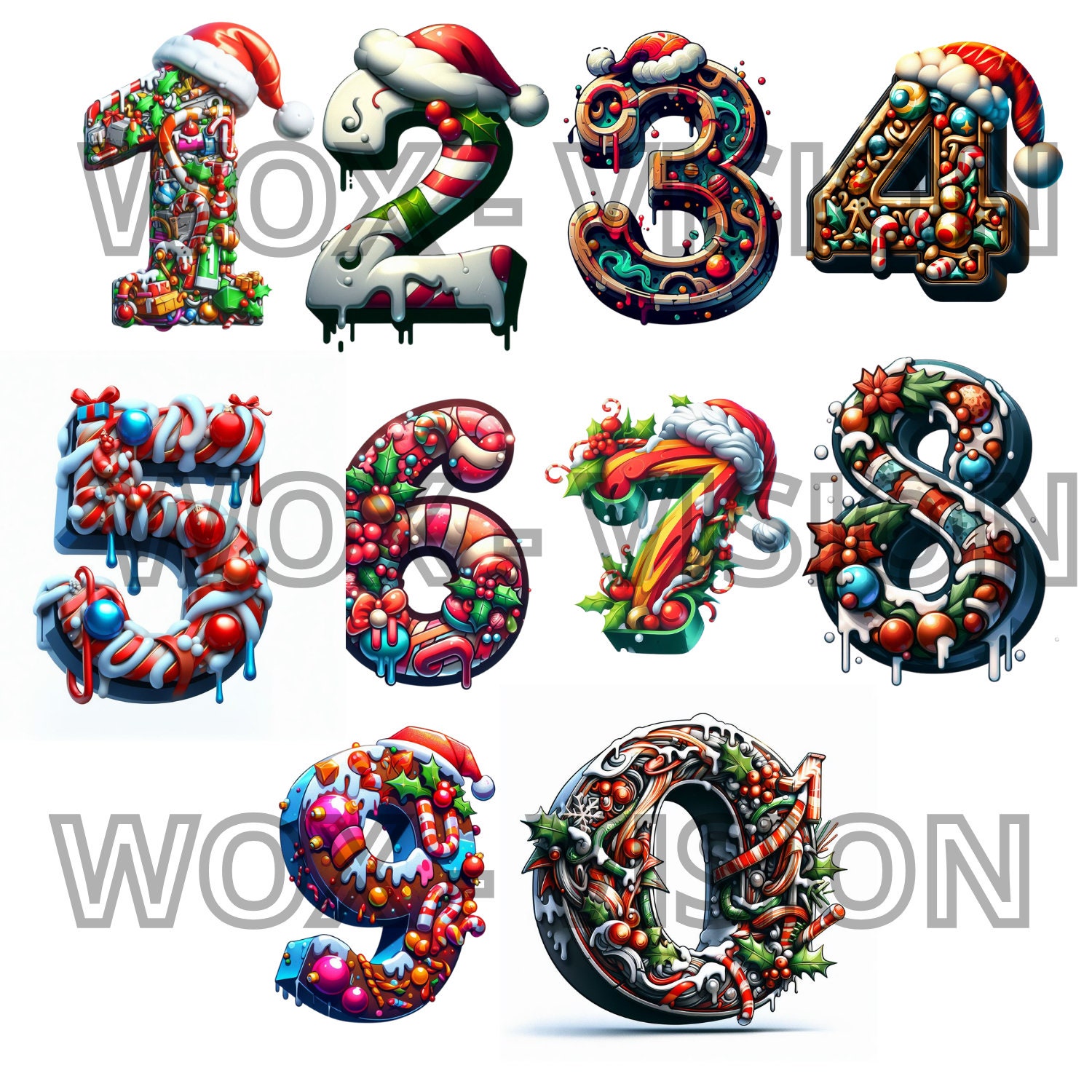 Happy Christmas Font Png Bundle Letters, Alphabet Png,graphics Design ...
