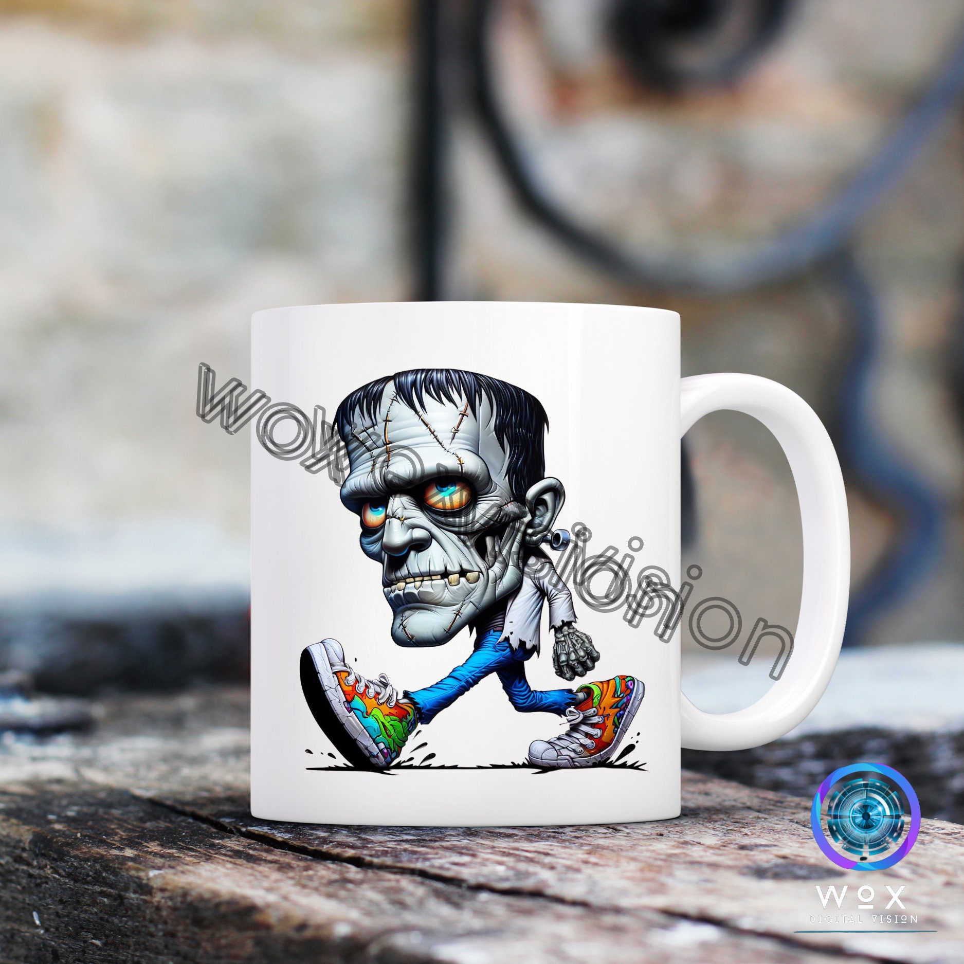 Frankenstein Clip Art Halloween Bundle With Transparent Background 10 ...