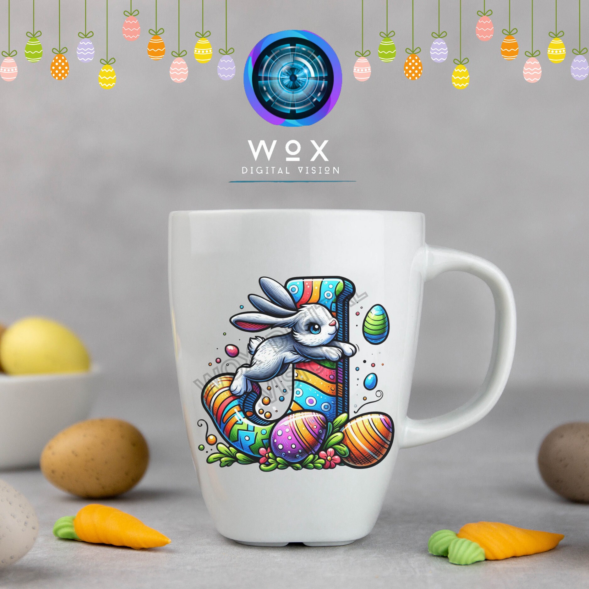 Easter Font Alphabet Letters Clip Art PNG Download ,alphabet Bundle ...