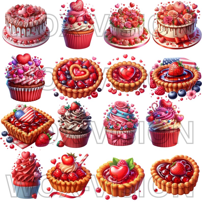 Valentines Cakes Clipart PNG Download,valentines Day Clipart,svg ...