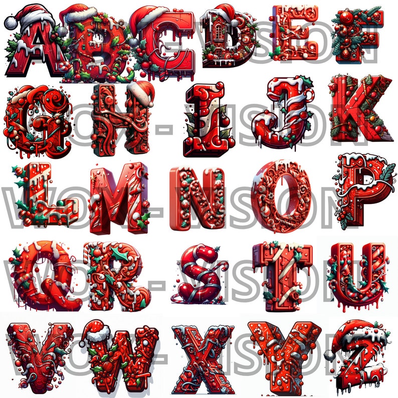 Happy Christmas 2024 Font Png Christmas Font Bundle Christmas Font ...